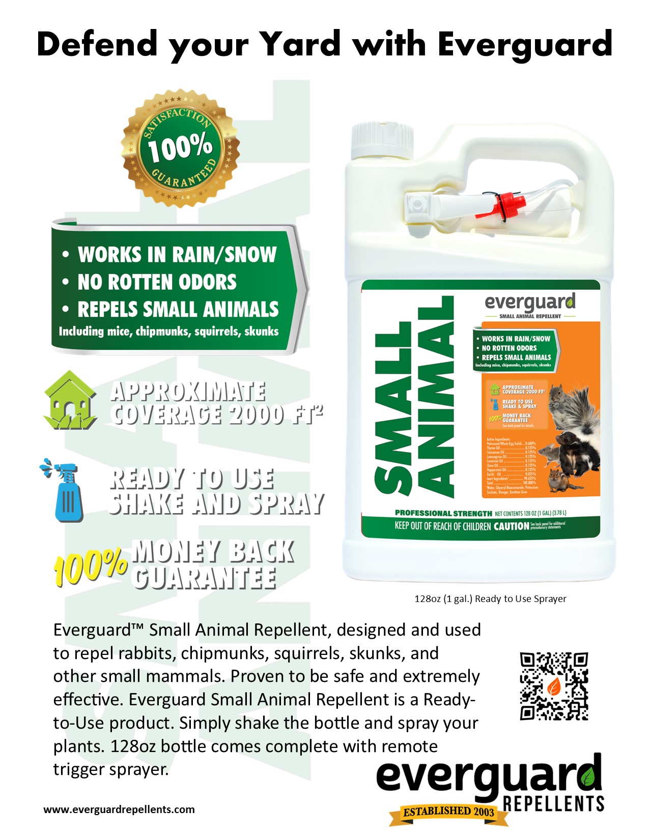 Everguard Small Animal 1 gal. RTU Product Sheet - Everguard Repellents